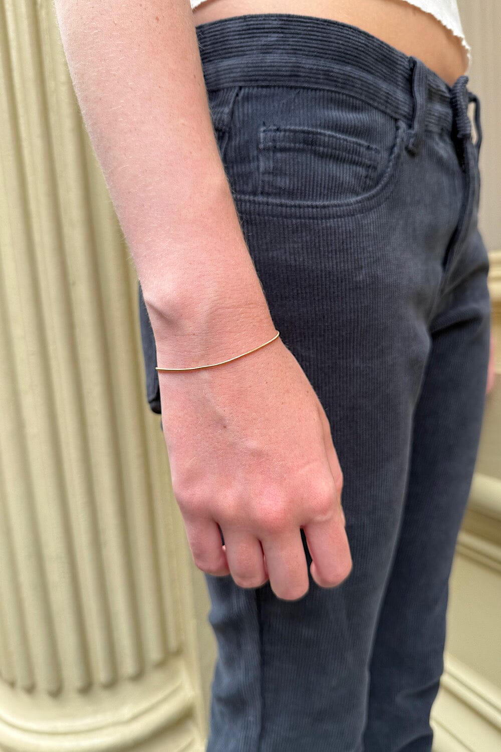 Brandy Melville Usa-Thin Line Bracelet