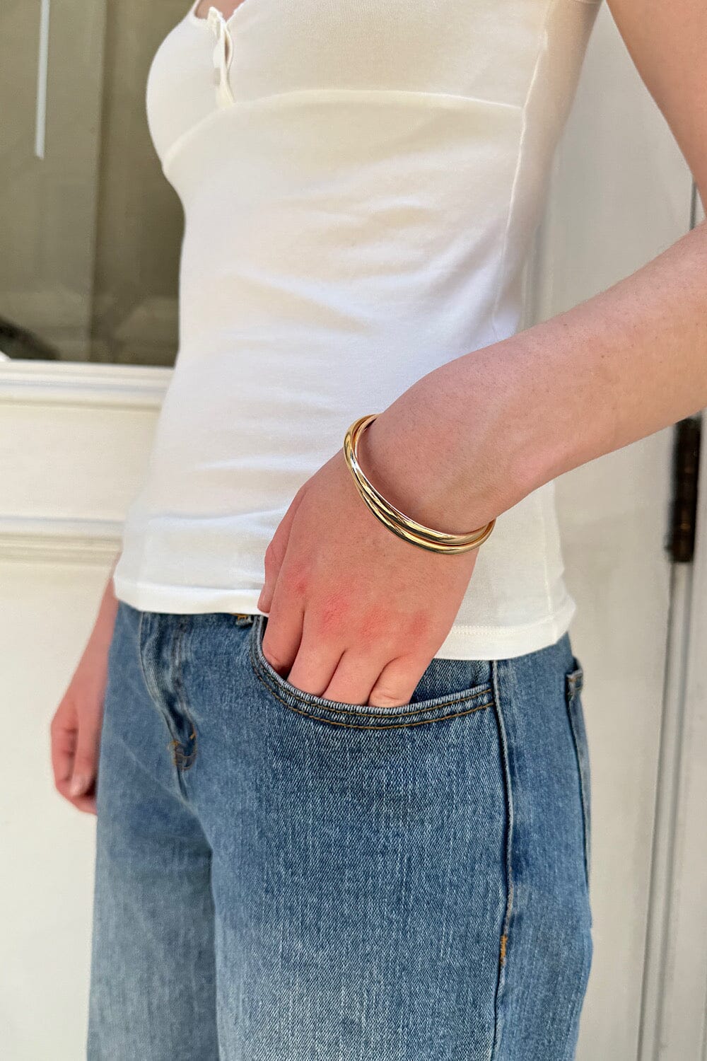 Brandy Melville Usa-Double interlaced bracelet
